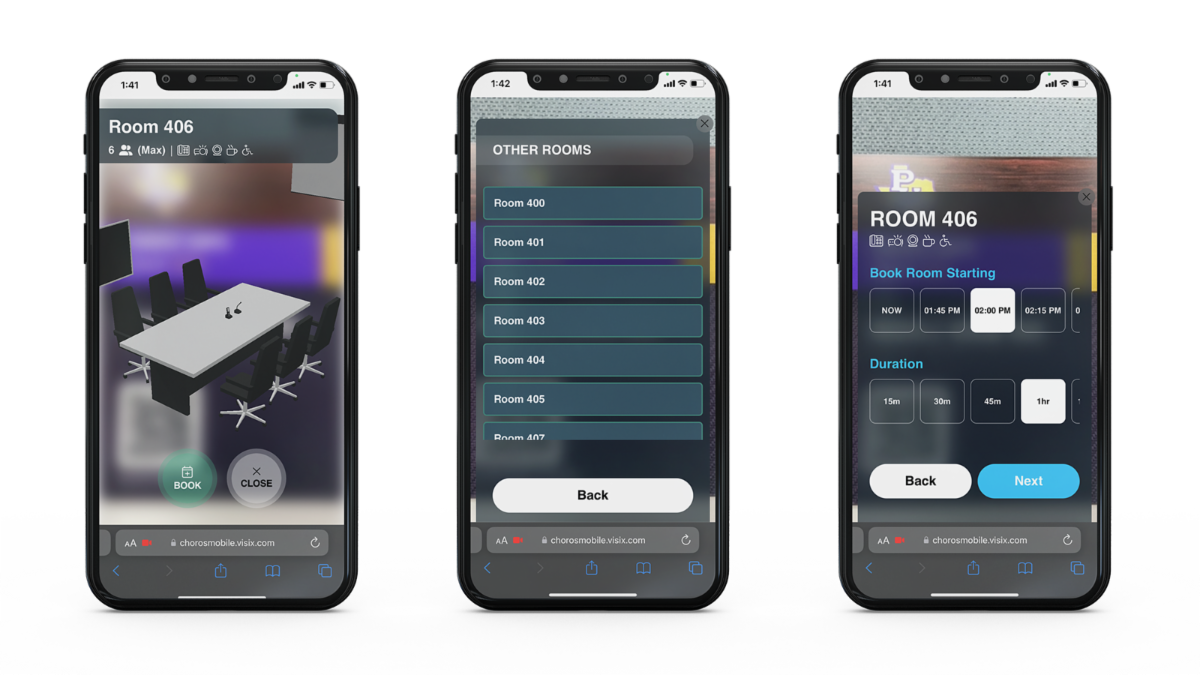 Room Signs with QR Room Reservation - Signage ONE