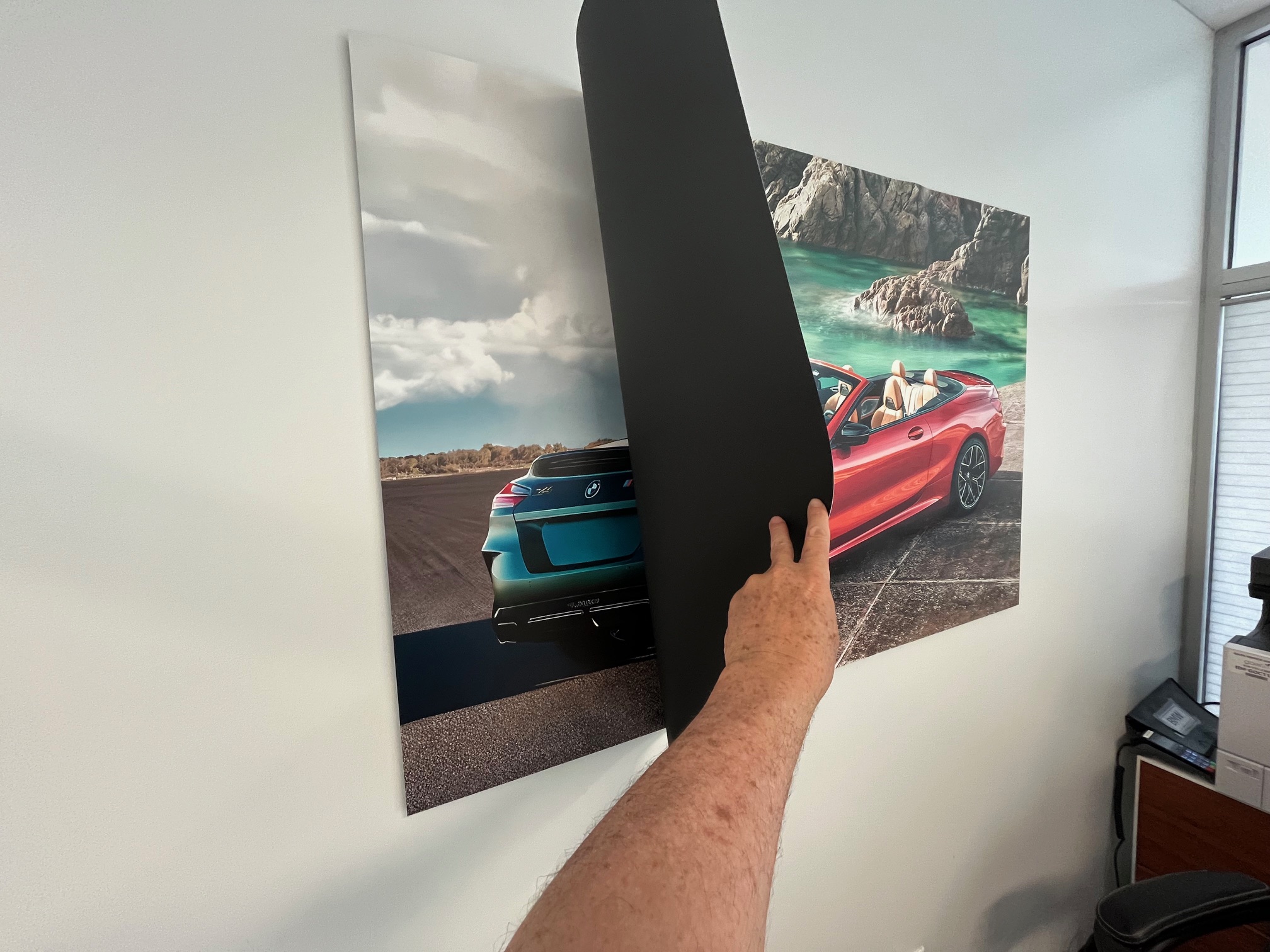 Magnetic Wall Frames make changing interior signage easy!